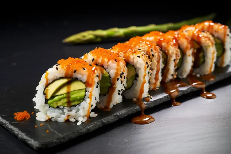 Asparagus in sushi: a surprisingly versatile addition