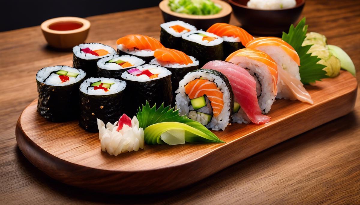 El sushi se encuentra con la carne de cangrejo: un descubrimiento gourmet