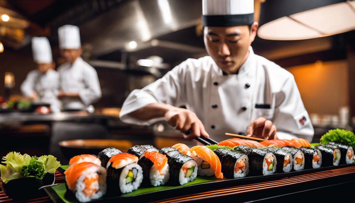 Einblick in die Lebensart eines Sushi-Kochs: Chic & dekadent
